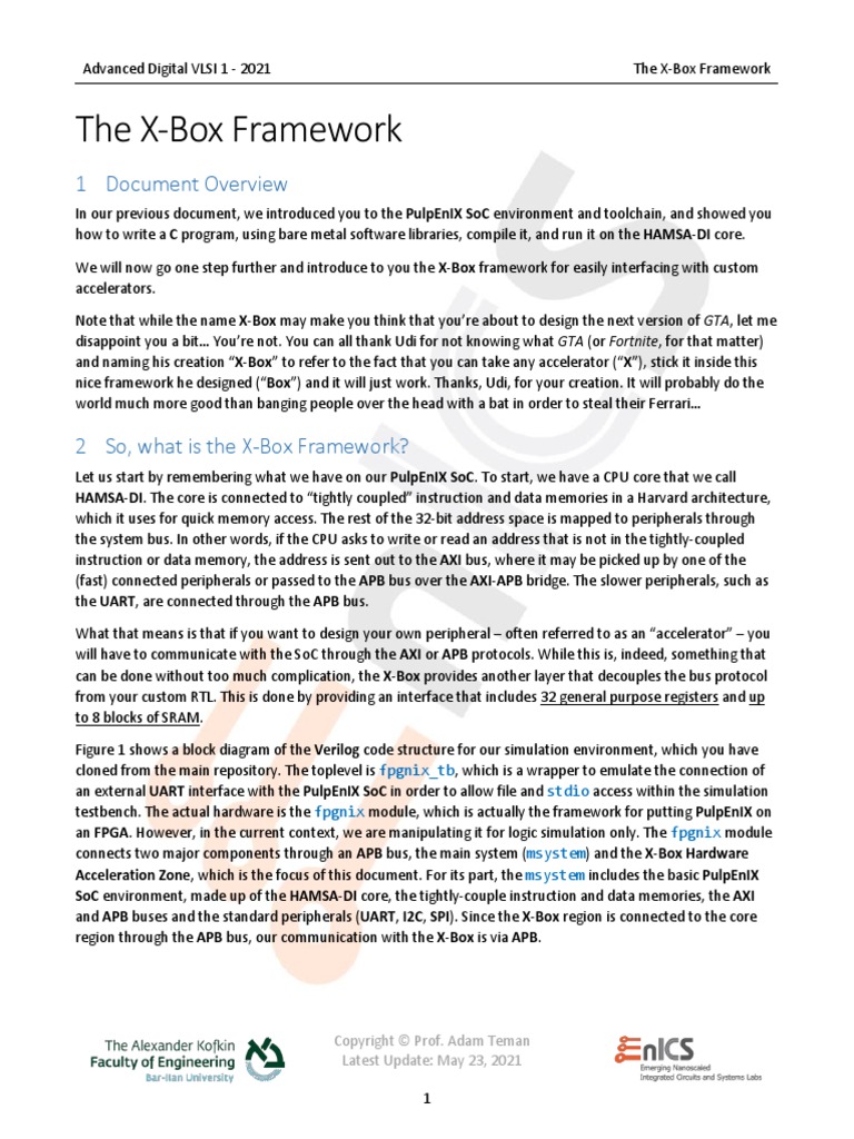 The XBox Framework | PDF | System On A Chip | Central Processing Unit