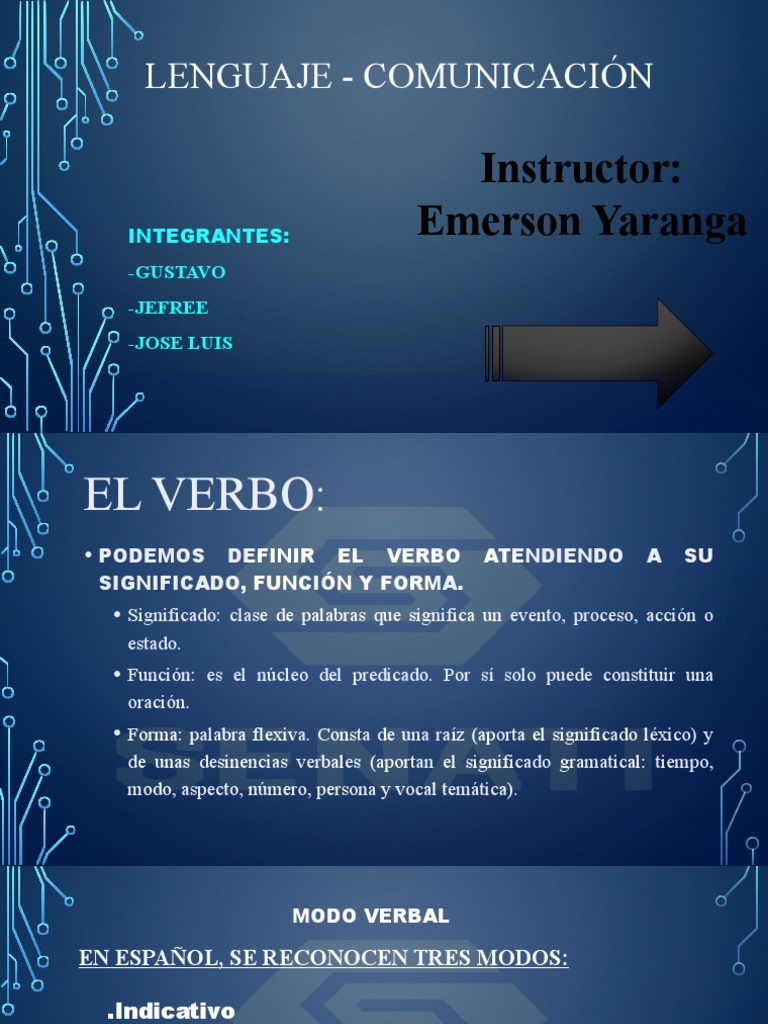 Lenguaje Comunicación Pdf Verbo Cognición