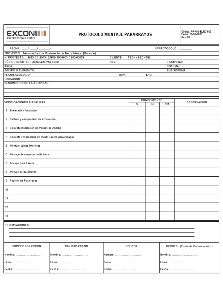 Pararrayos | PDF | Materiales | Sector secundario de la economía