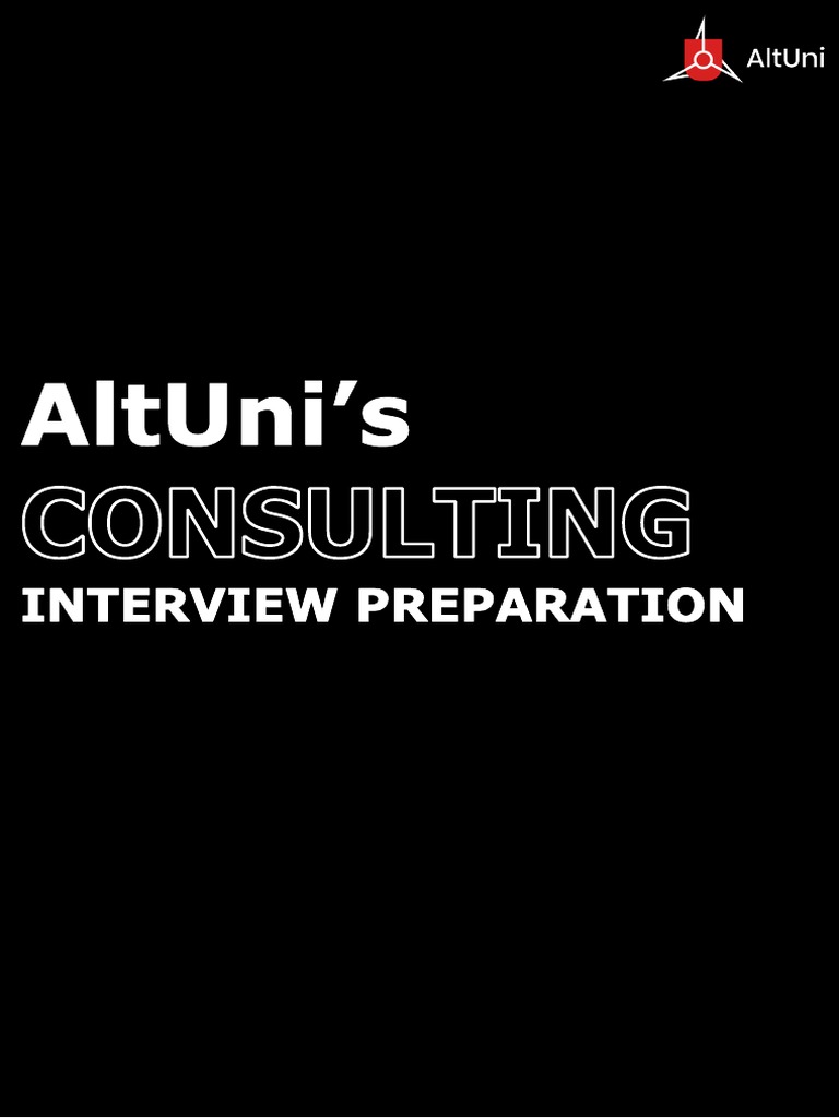 Consulting Interview Cases Examples