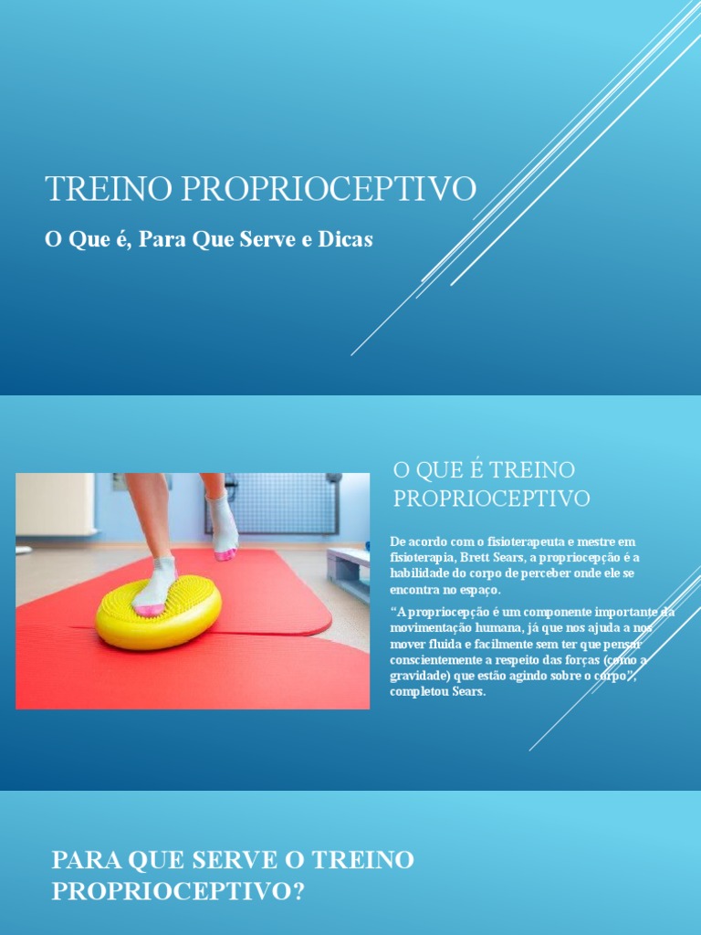 Guia de Treino Proprioceptivo | PDF