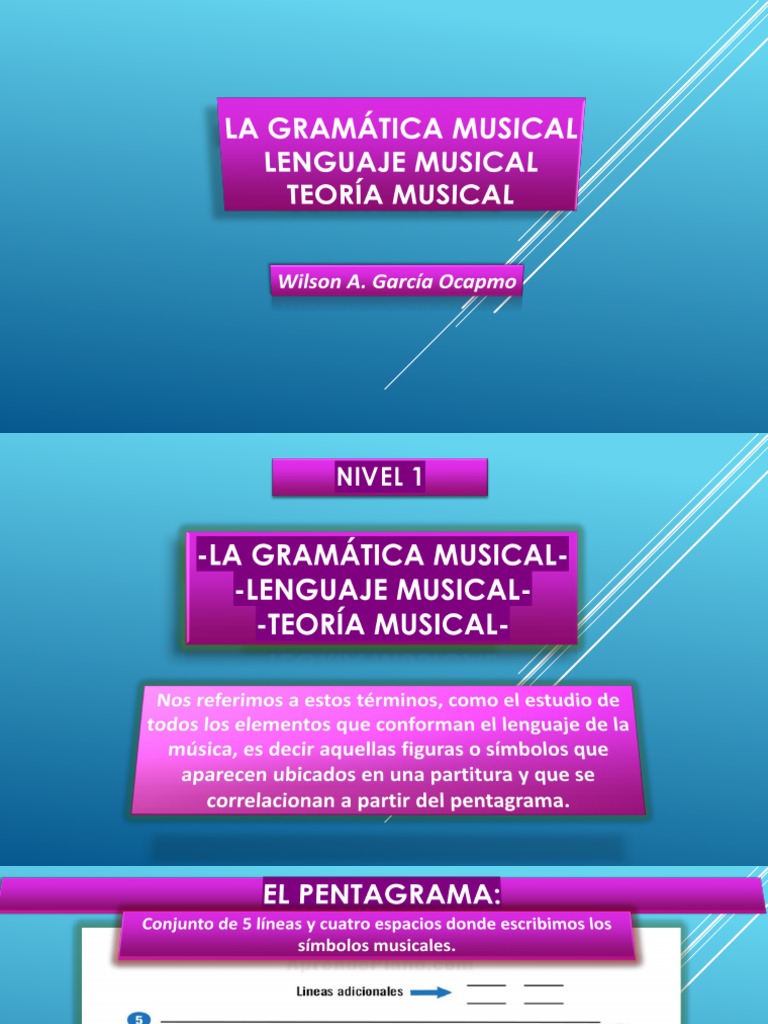 La Gramática Musical | PDF | Escala (música) | Acorde (Música)