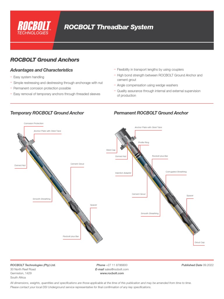 Rocbolt_DataSheet_Threadbar_System_en | PDF | Deep Foundation ...