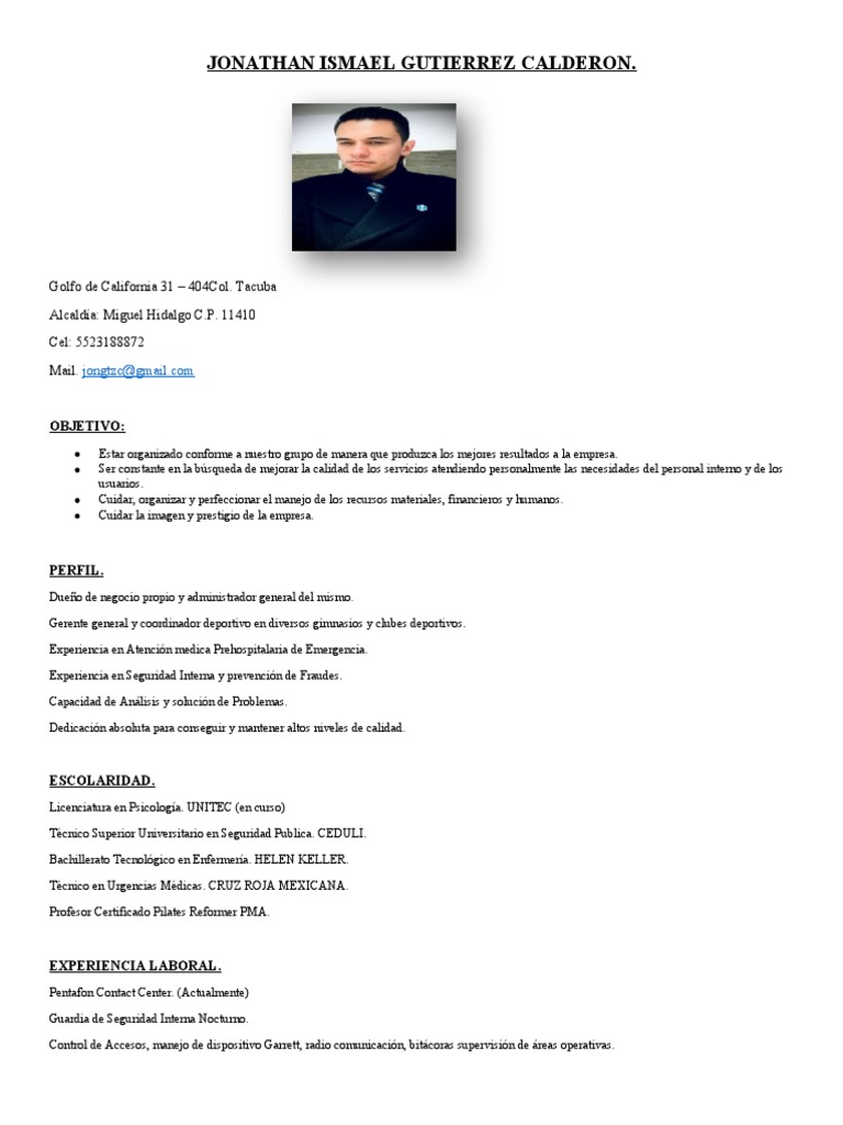 Jonathan Ismael Gutierrez Calderon | PDF | Crecimiento personal y ...