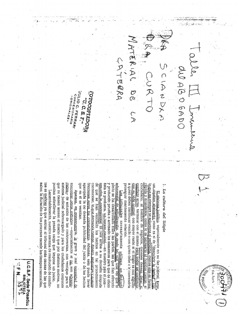 Taller 3 Incumbencia Del Abogado | PDF