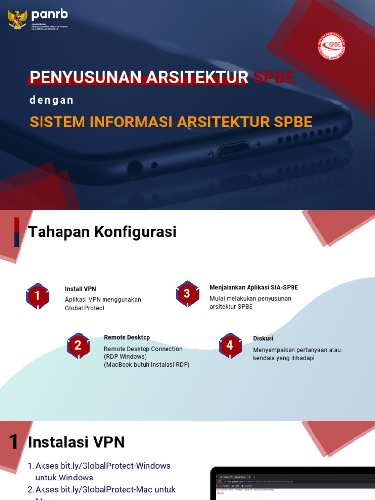 Instalasi Aplikasi Sistem Informasi Penyusunan Arsitektur Spbe | PDF