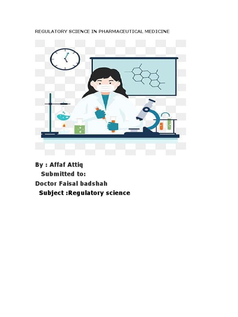 regulatory sciences in medicine | PDF