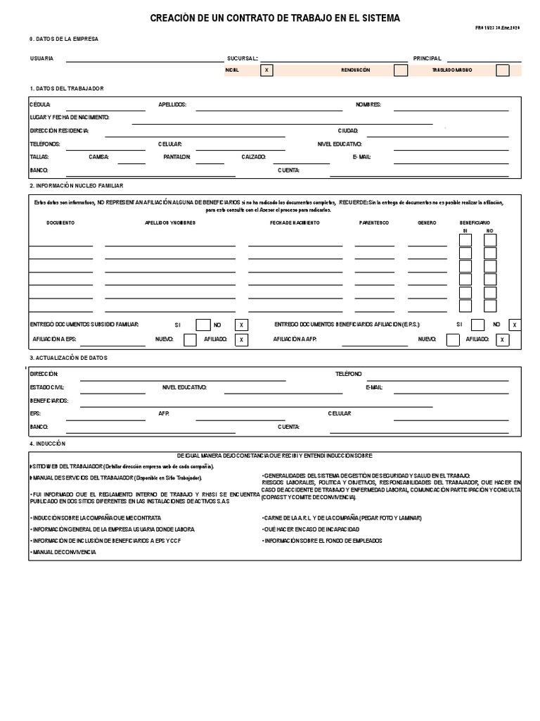 1 Actualizacion de Datos FR01 | PDF | Privacidad de la información