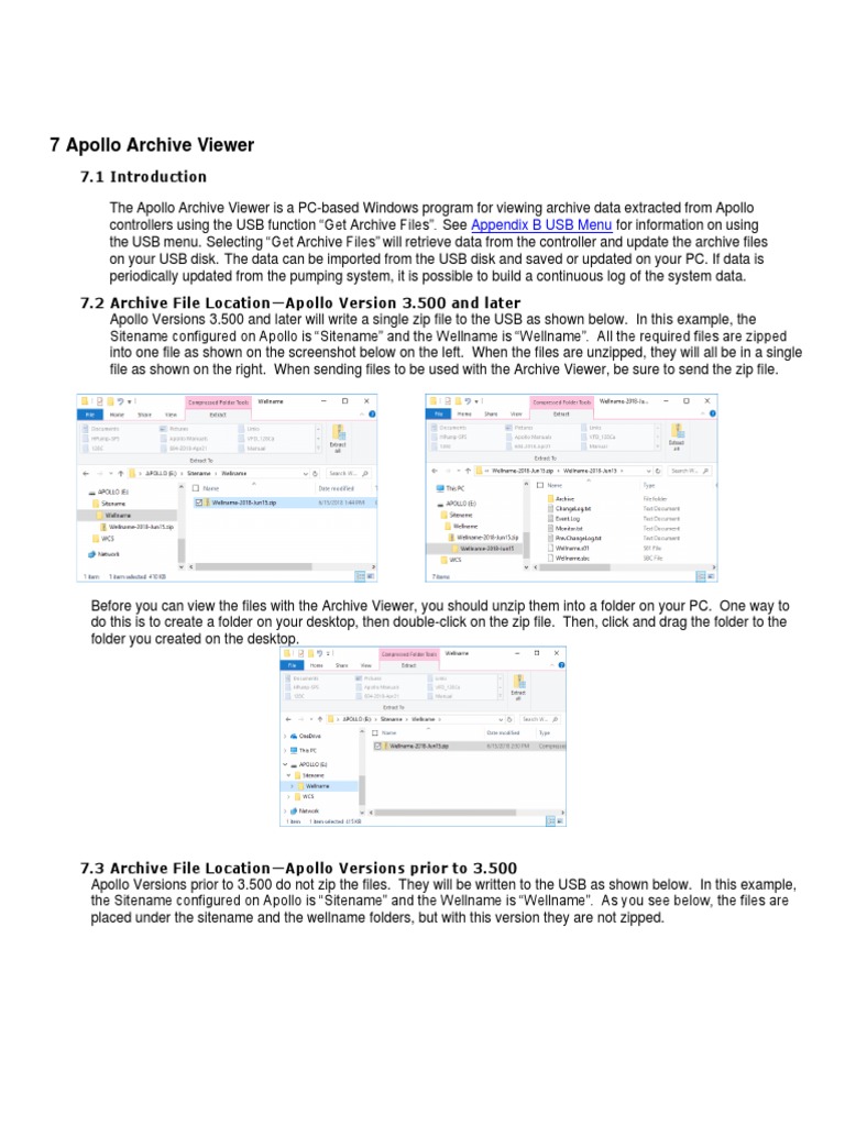 UM-00019Z Sec 7 Apollo Archive Viewer | PDF | Computer File | Zip (File Format)