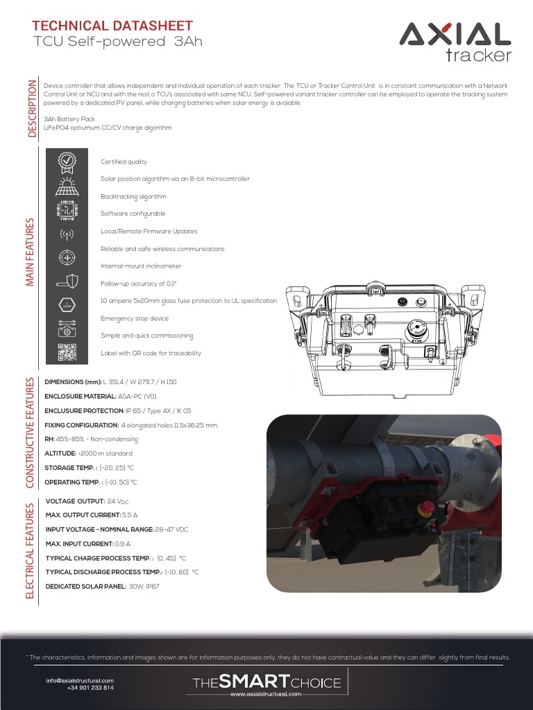 TCU Self-Powered Tracker Controller | PDF | Electric Power | Electrical ...