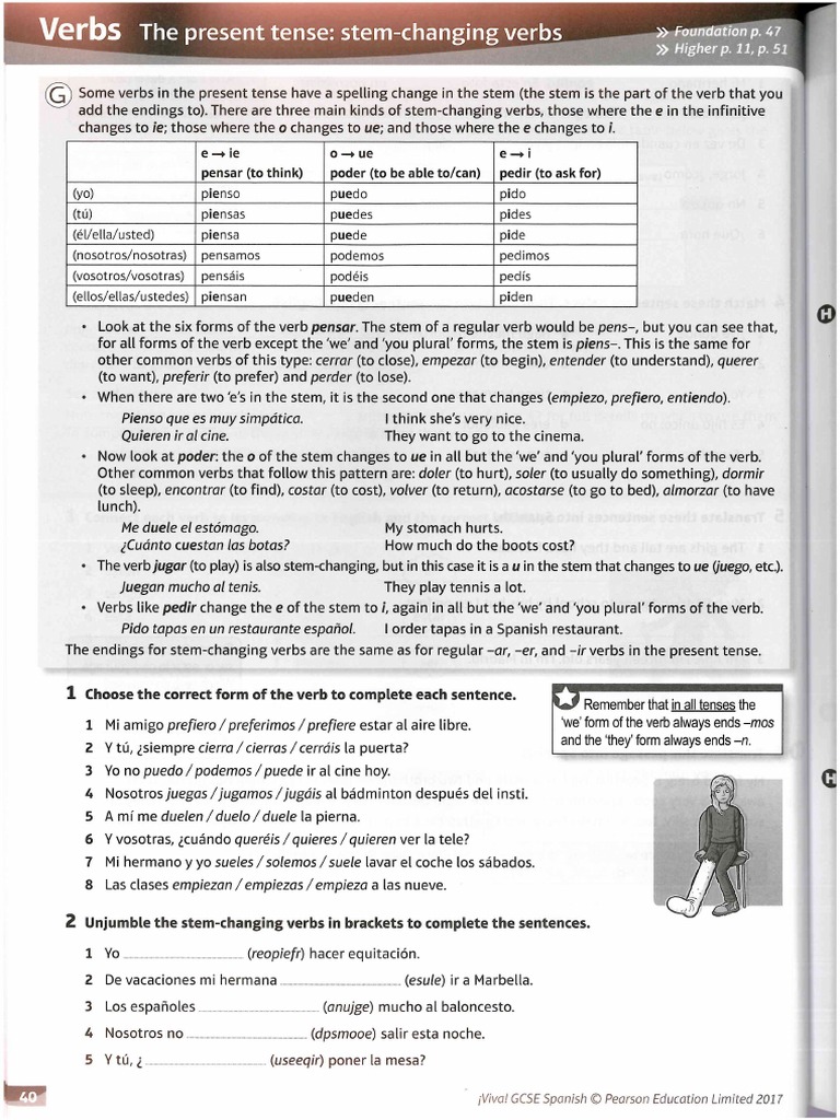 Present Stem Changing | PDF