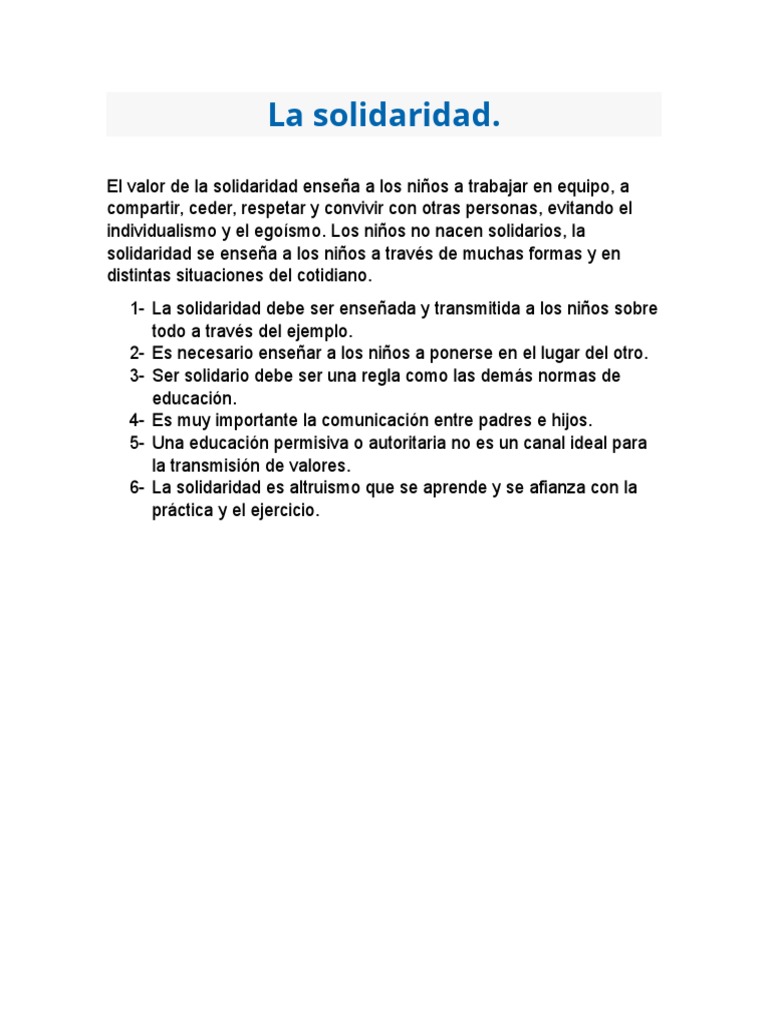 La Solidaridad | PDF