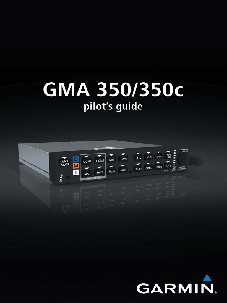 Garmin GMA 350-350C Pilit S Guide | PDF | Headphones | Radio
