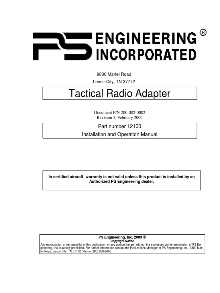 Radio Adapter | PDF | Microphone | Electrical Connector