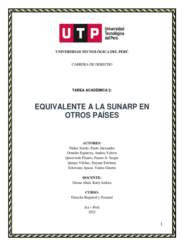 s11 - Equivalente A La SUNARP en Otro País | PDF | Internet | México