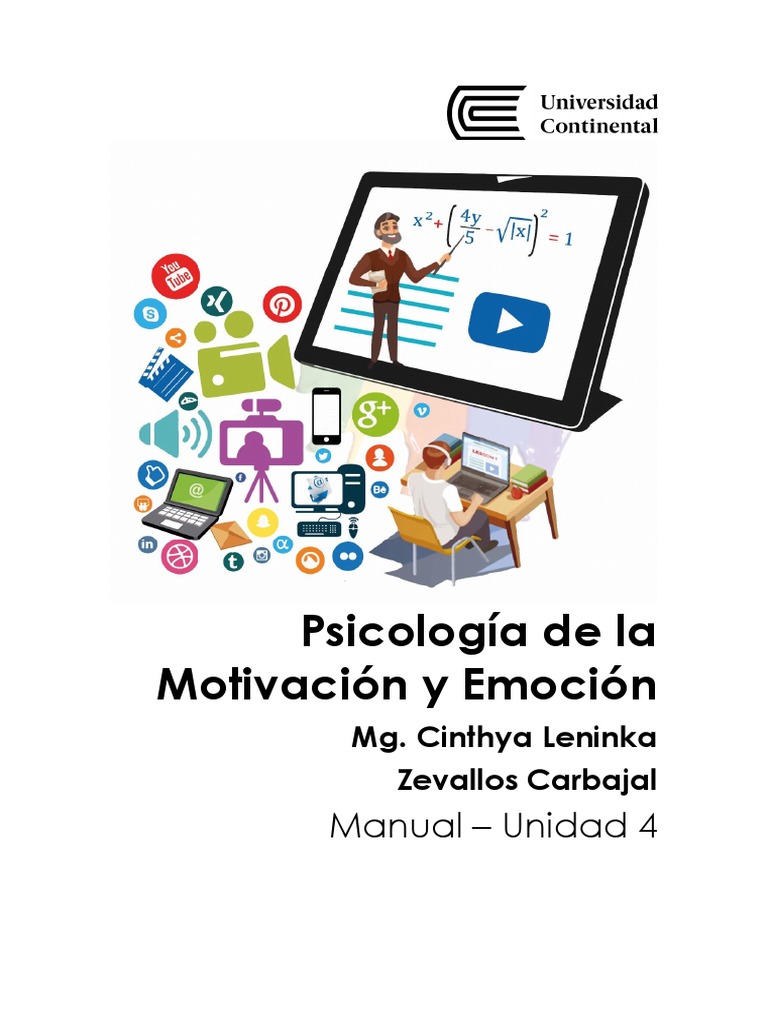 Manual Unidad 4 Psicología De La Motivación Y Emoción Pdf Las