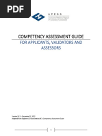 Competency Assessment Guide Apegs 2024 | PDF | Academic Degree | Engineer