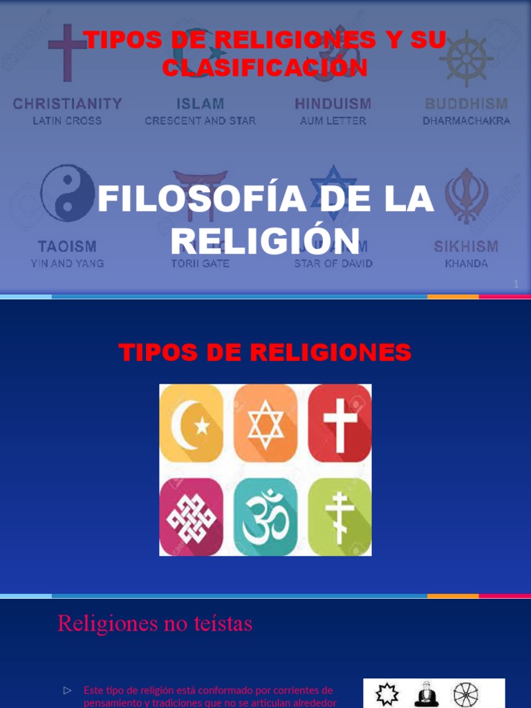 Tipos de Religiones y Su Clasificación | PDF | Dios | Divinidad