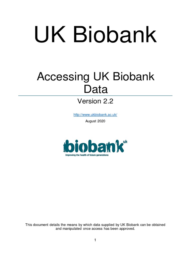 Accessing UKB Data v2.2 | PDF | Computer File | Comma Separated Values