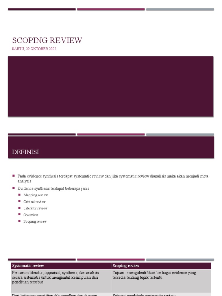 Scoping Review | PDF