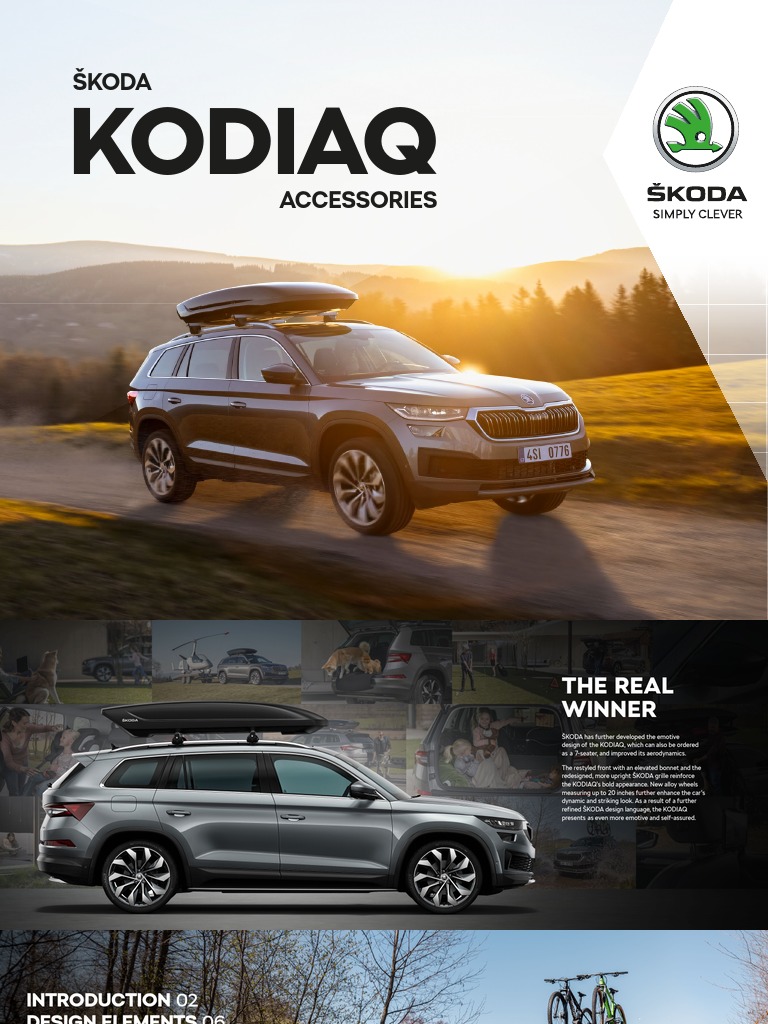 Škoda Kodiaq Katalog Dodatne Opreme ENG ONLINE | PDF | Trunk (Car ...