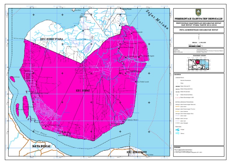 Peta Administrasi Rupat | PDF