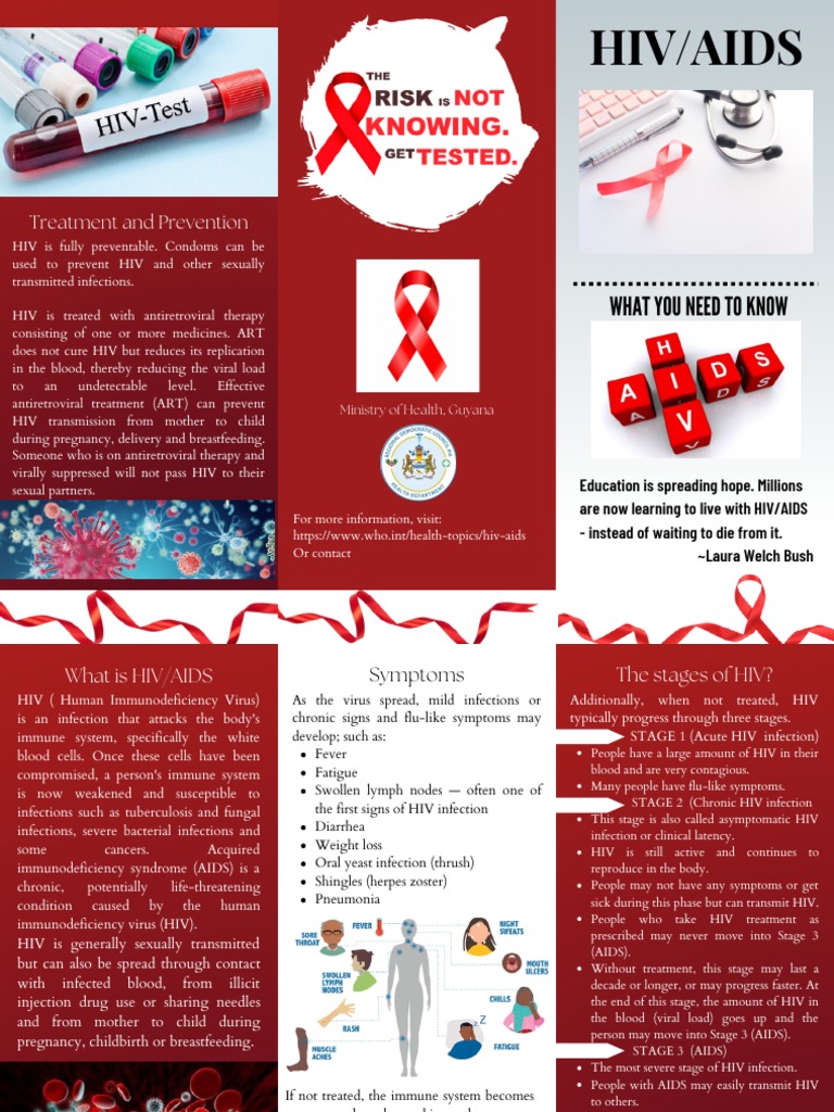 Hiv Brochure | PDF | Hiv/Aids | Infection