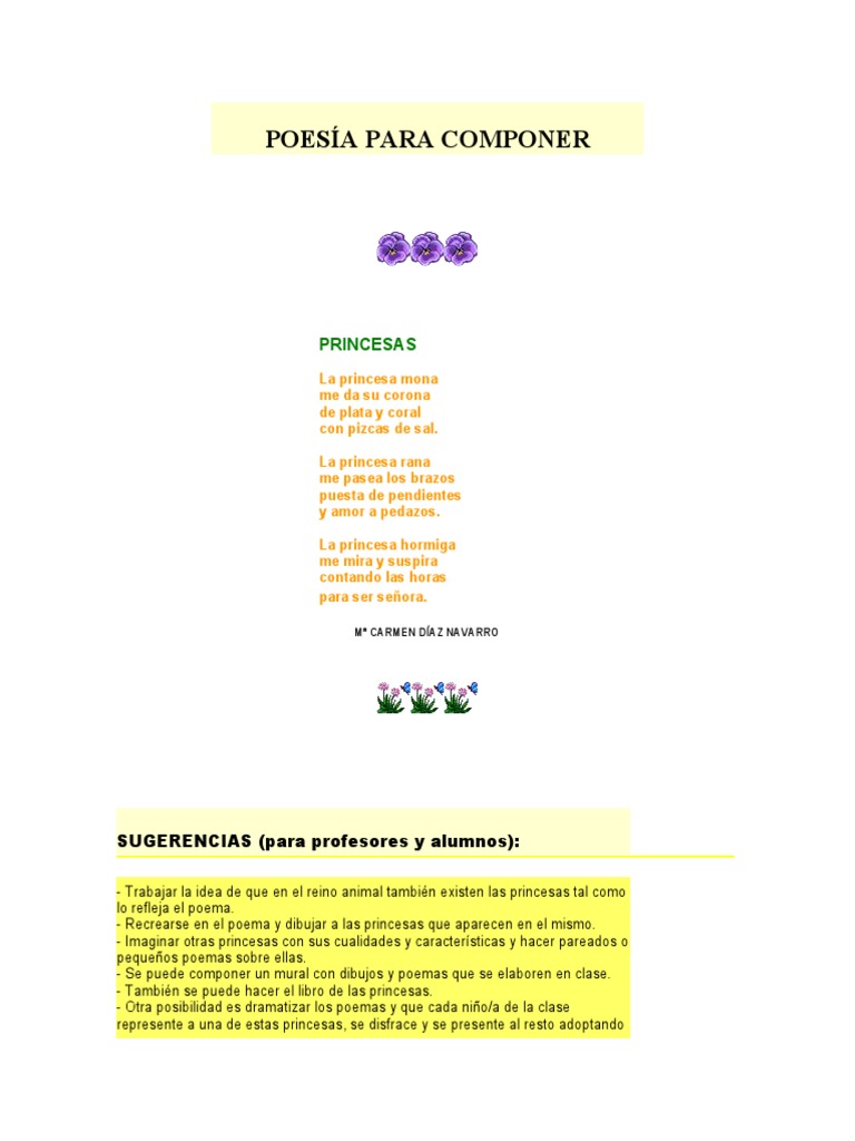 Poesía para Componer | PDF