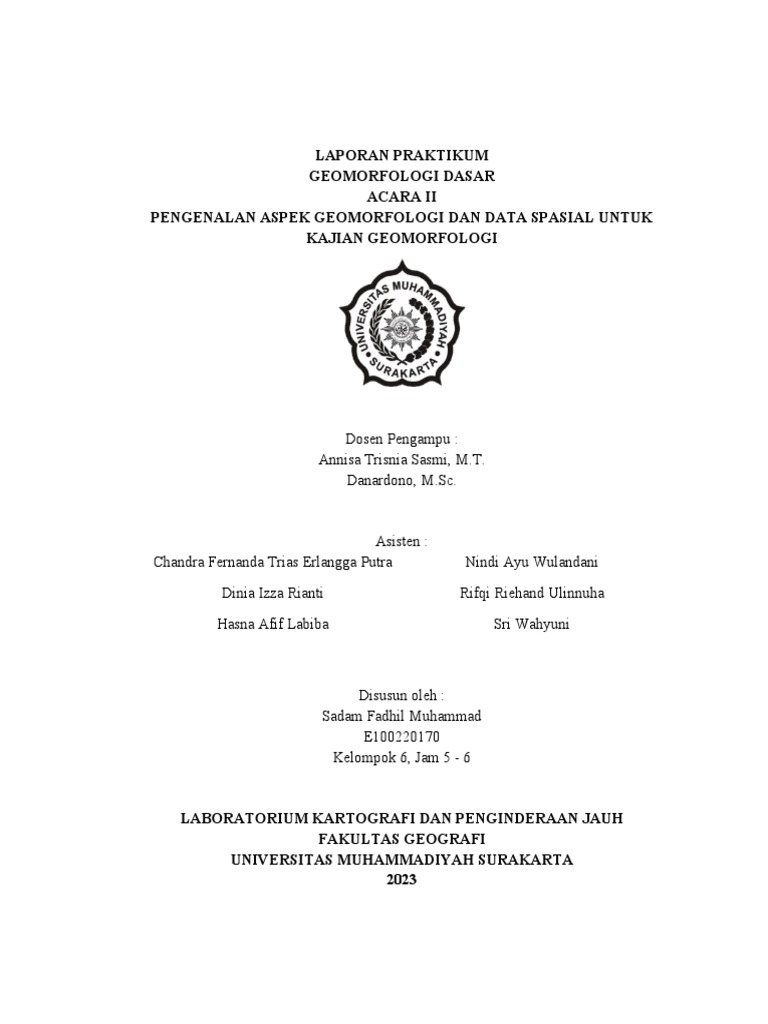 Laporan 2 Gemor Terbaru Kali | PDF