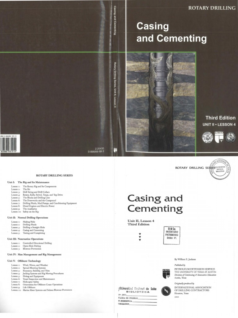 Casing and Cementing in Drilling | PDF | Casing (Borehole) | Barrel (Unit)