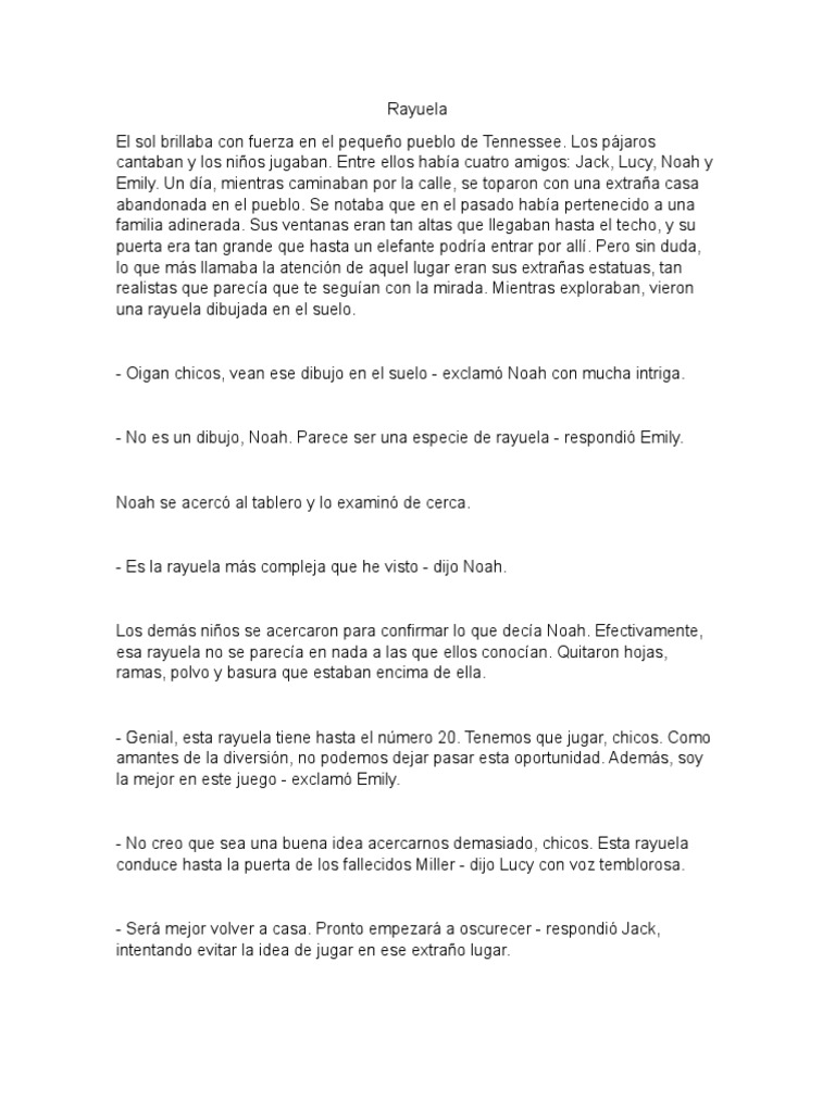 La Rayuela Cuento Corto | PDF