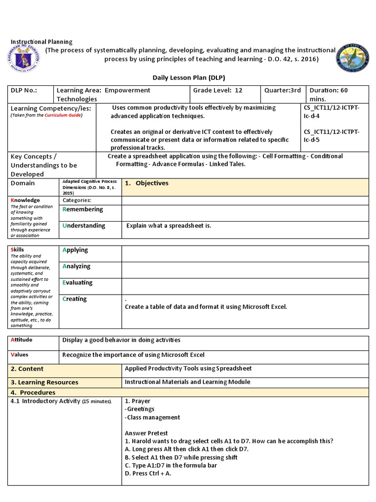 LP Spreadsheet | Descargar gratis PDF | Learning | Spreadsheet