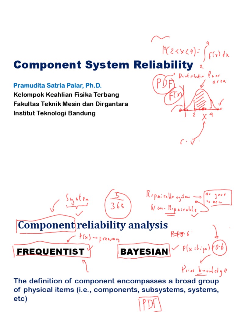 Component System Reliability | PDF | Reliability Engineering | Statistical Theory