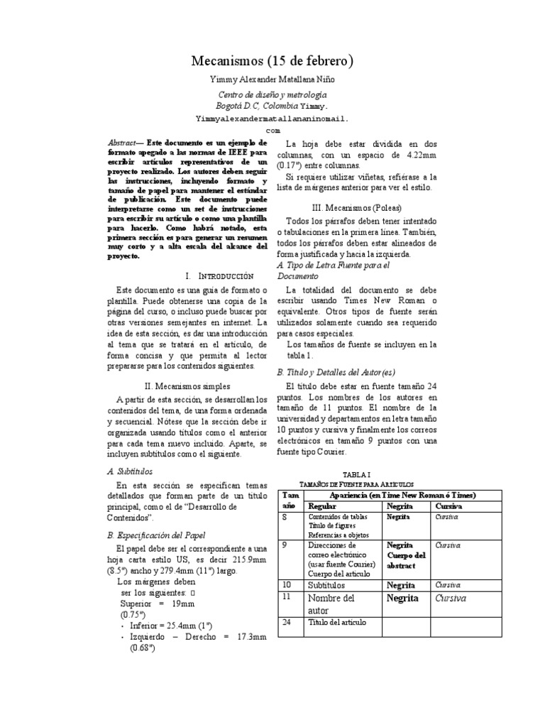 Formato_Guia_Normas_IEEE (1) | PDF | Azul | Citación