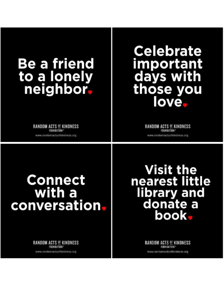 Random Acts of Kindness | PDF