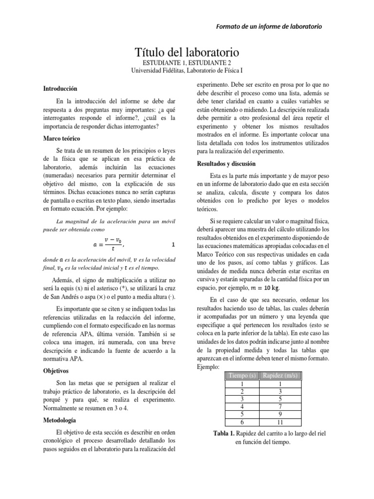 Informes | PDF | Experimentar | Teoría