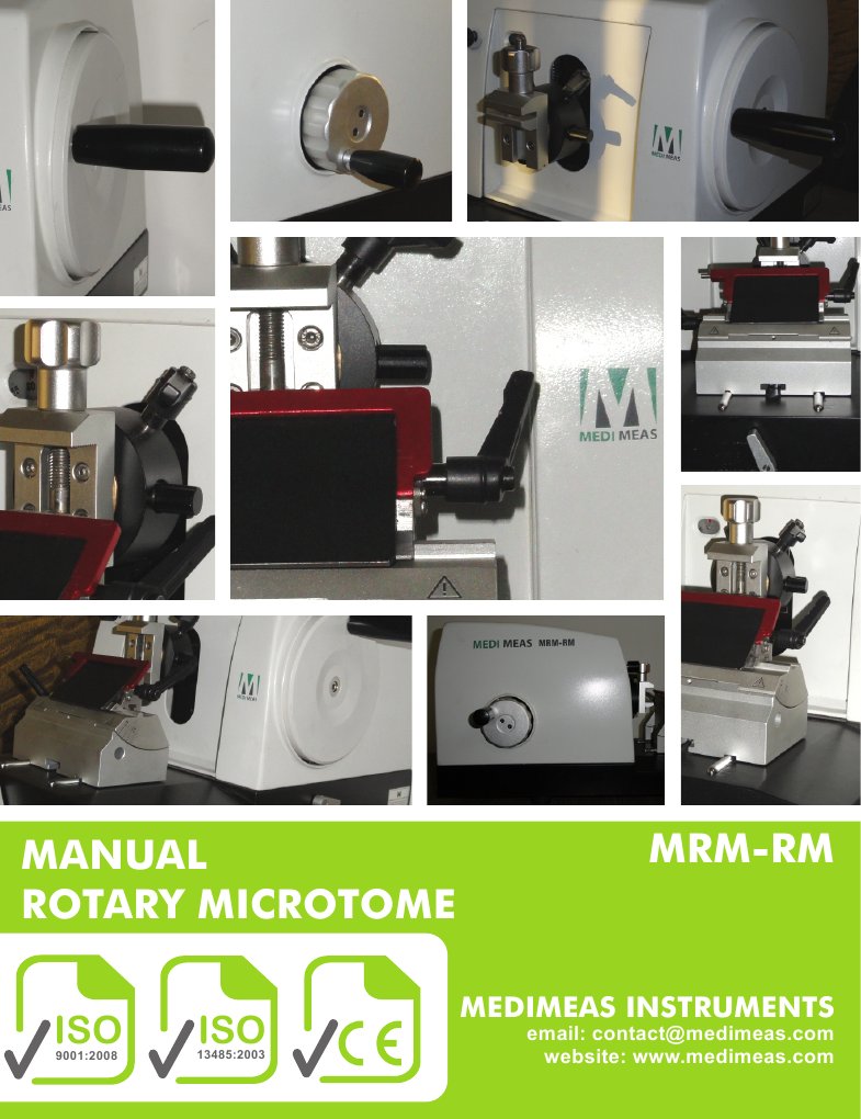 Manual Rotary Microtome Guide | PDF