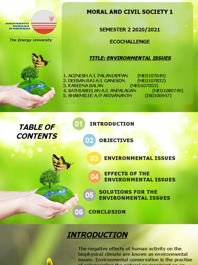 Ecochallenge Presentation Group 1 | PDF | Waste | Pollution