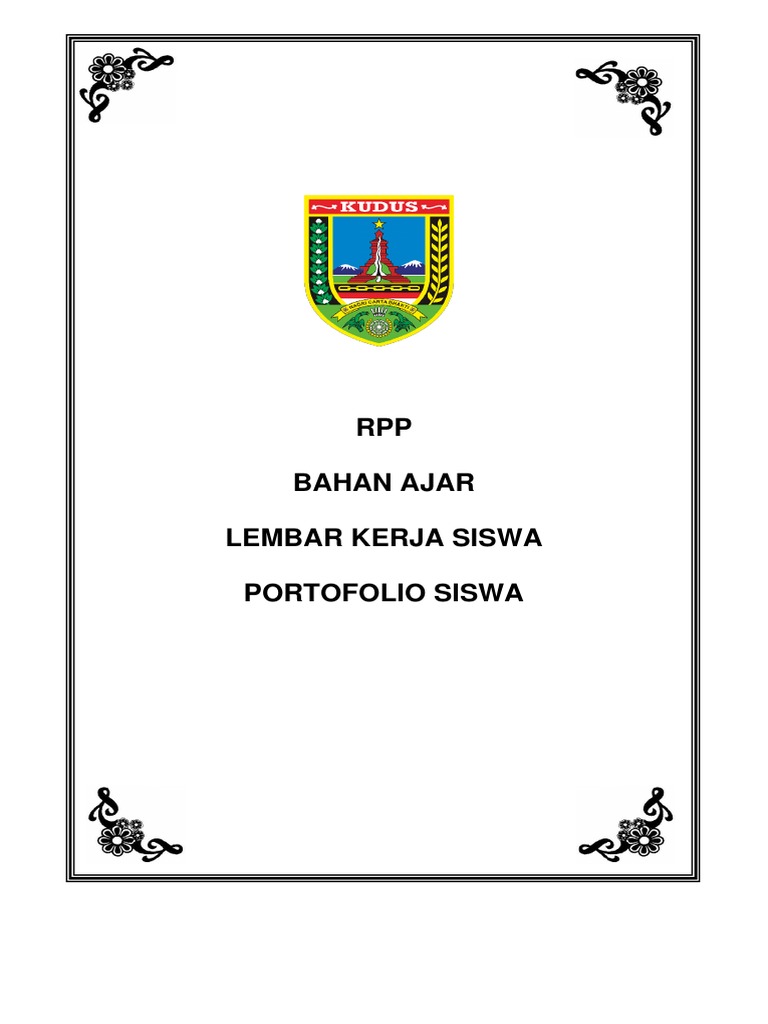 Contoh Portofolio Siswa SD Kelas 5 | PDF