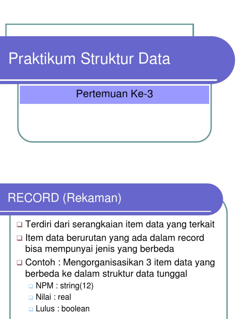 Struktur Data 3 | PDF