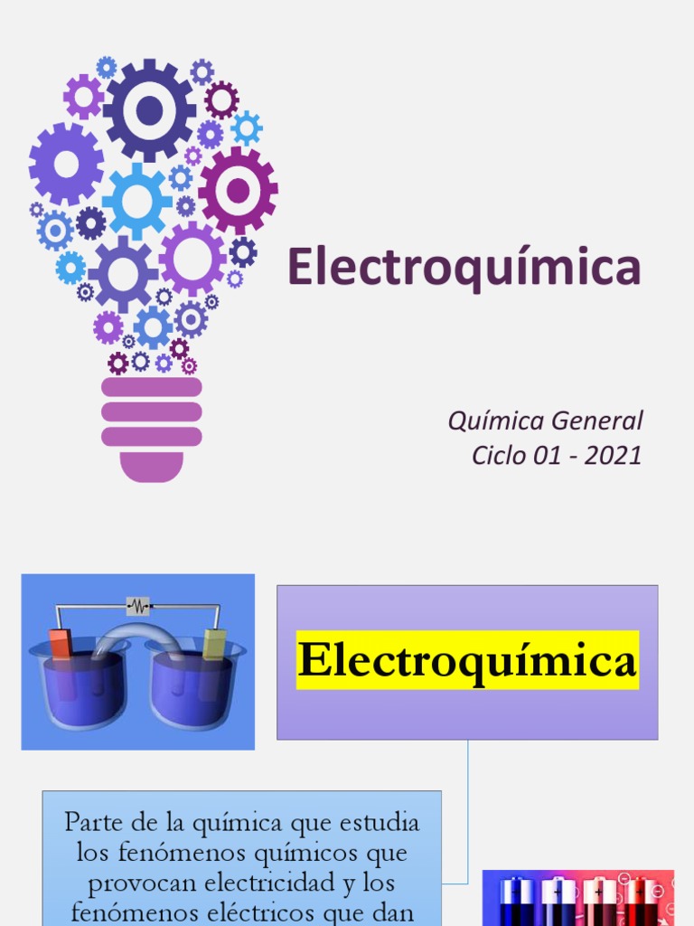 Electroquímica | PDF | Redox | Ánodo
