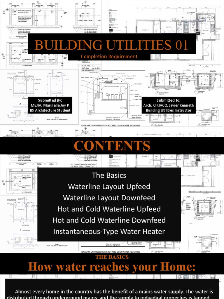 Building Utilities 01-Drawings | Download Free PDF | Storm Drain ...