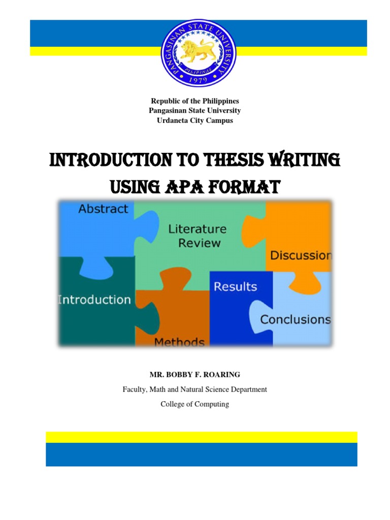 Thesis Writing APA Format | PDF