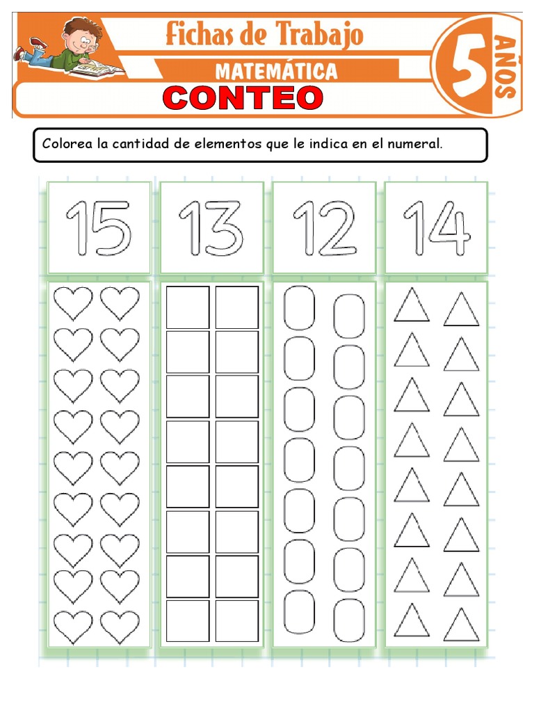 Conteo para Ninos de 5 Anos | PDF
