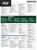 Nustro Steakhouse Menu Overview | PDF | Sauce | Caramel