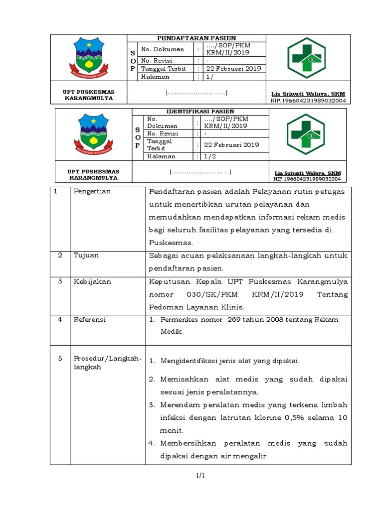 Template Sop Terbaru Pdf