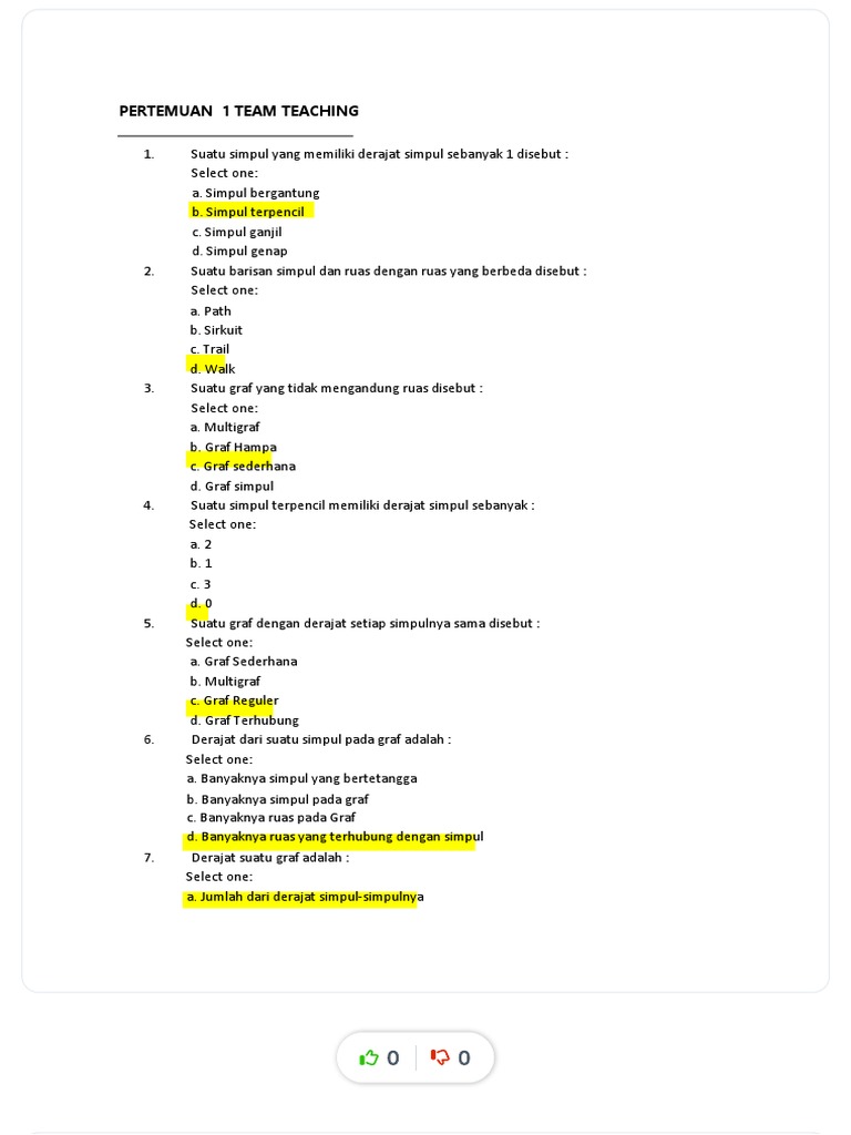 Team Teaching Terapan Teori Graf | PDF