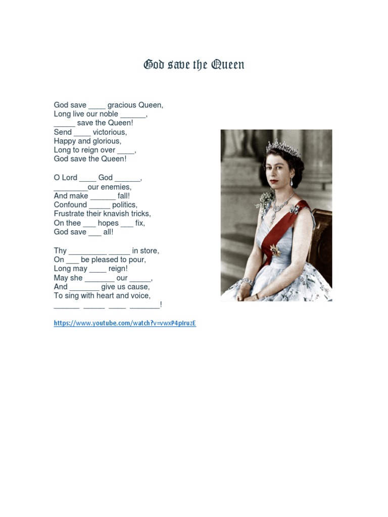 God Save The Queen (Elizabeth II) | PDF