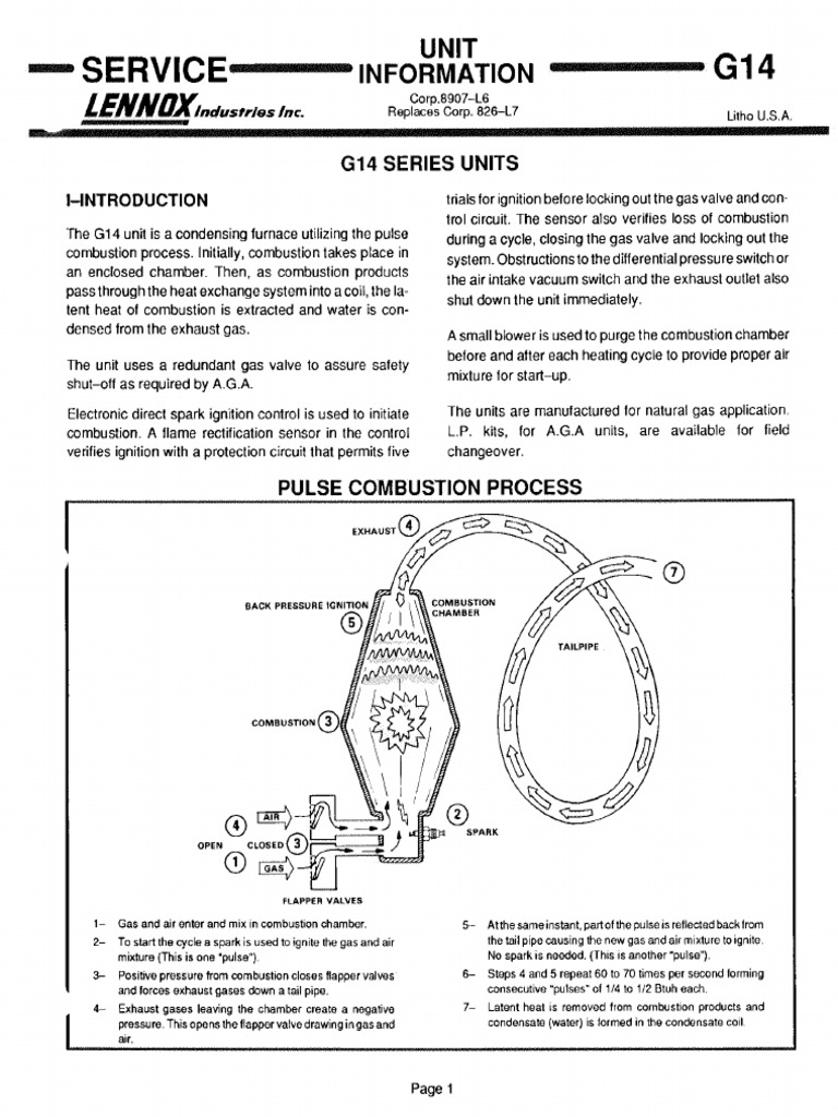 Lennox g14 Series | PDF