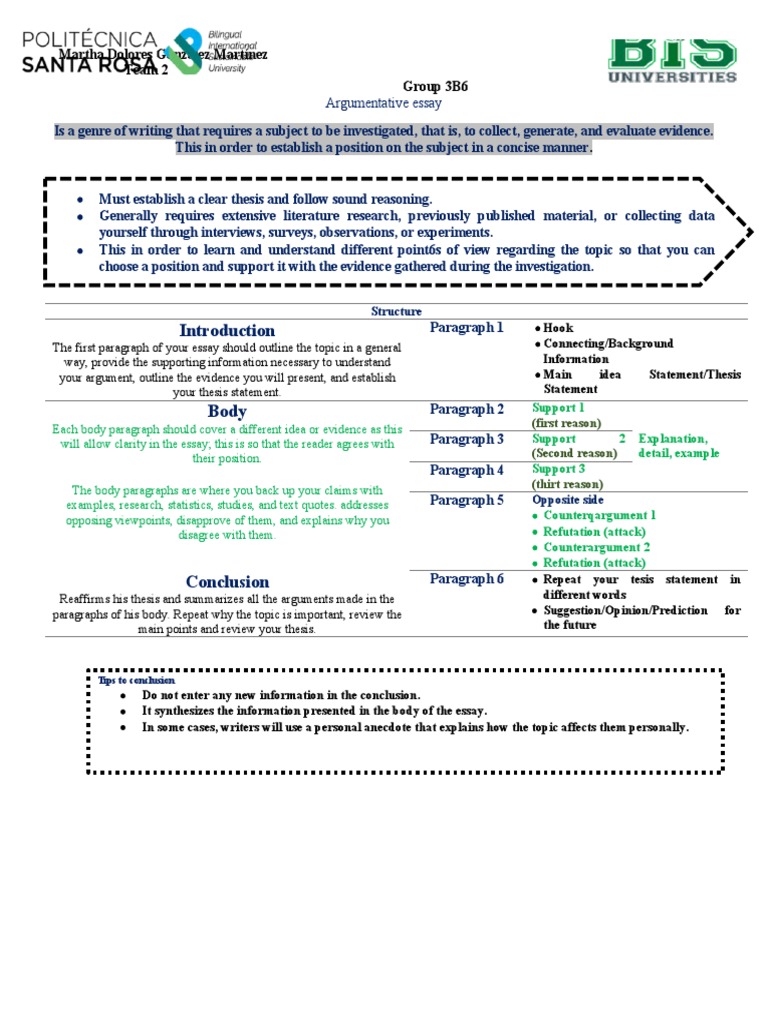 Argumentative Essay | PDF | Essays | Evidence